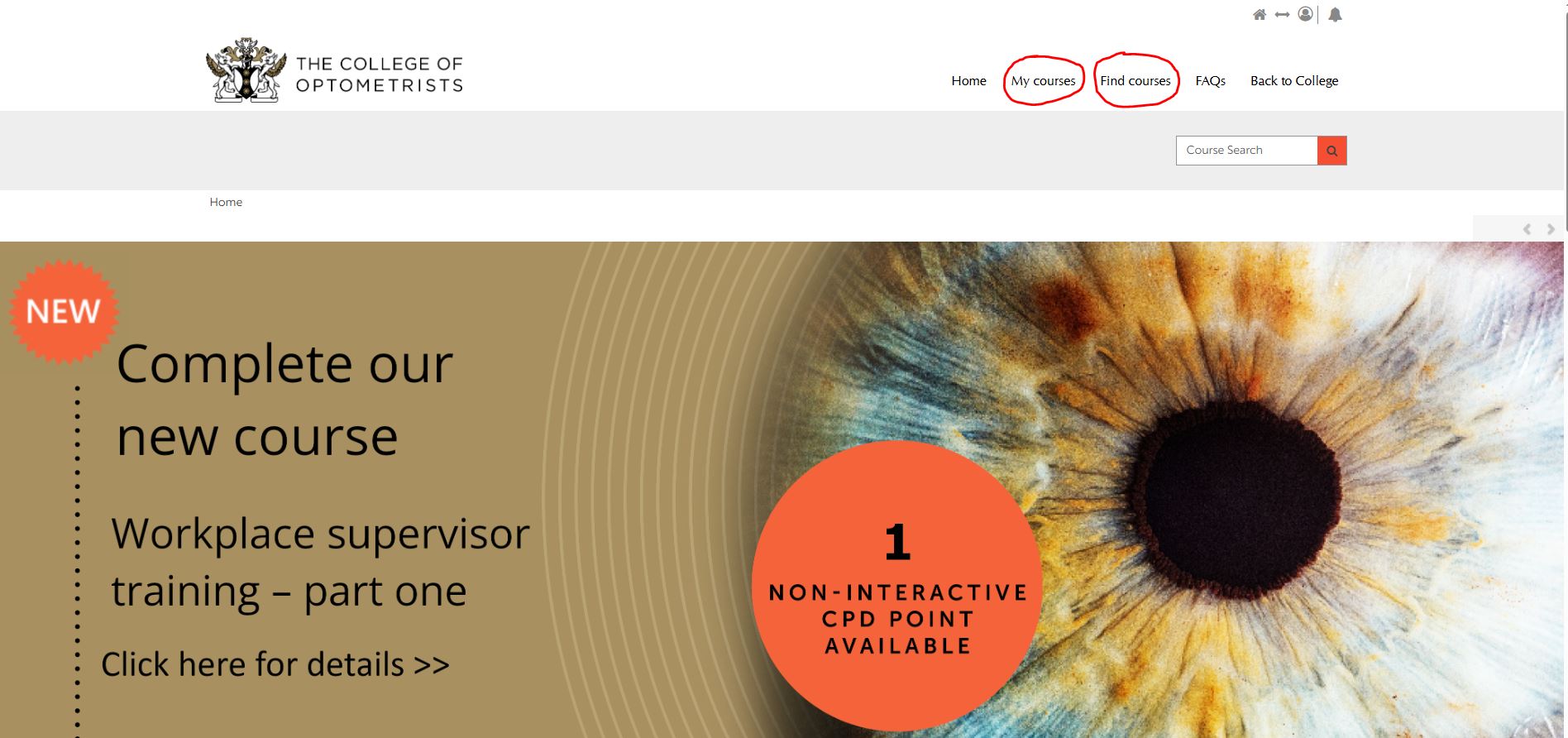 How to access the College's CPD learning platform - College of Optometrists