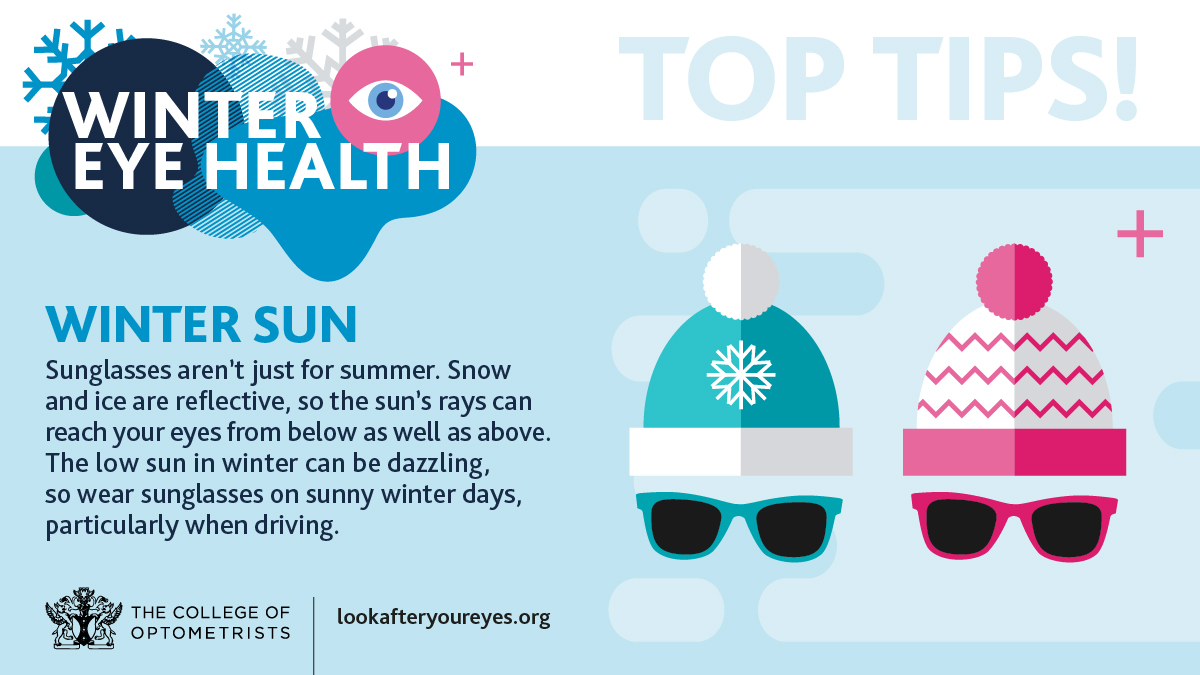 The College issues advice on eye health and vision during winter months ...